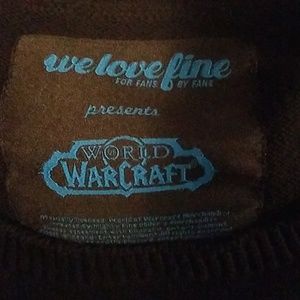Welovefine | Sweaters | World Of Warcraft Black Blue Sweater Sz L Large ...